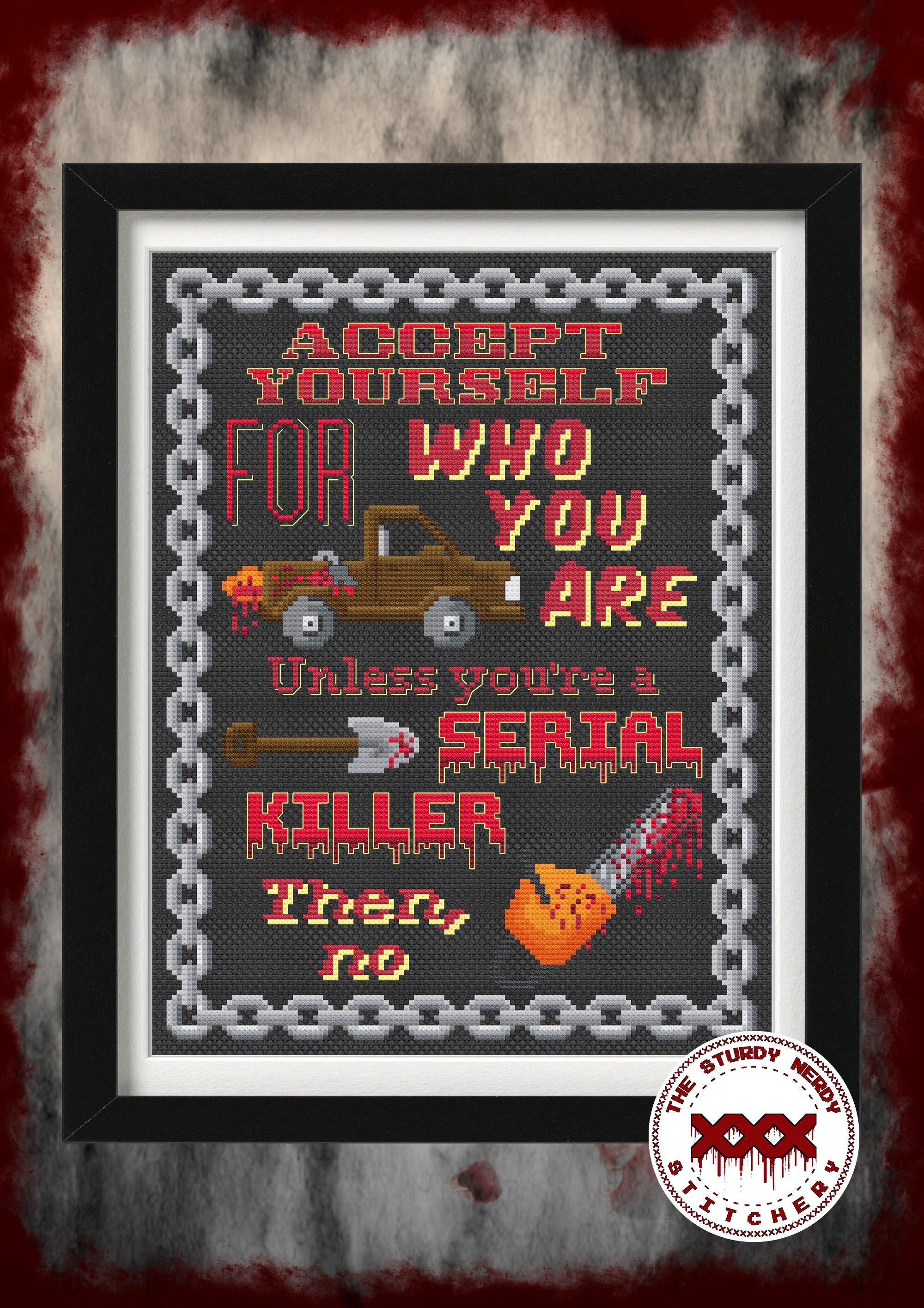 No Serial Killers Please Self Affirmation Halloween Horror - Etsy
