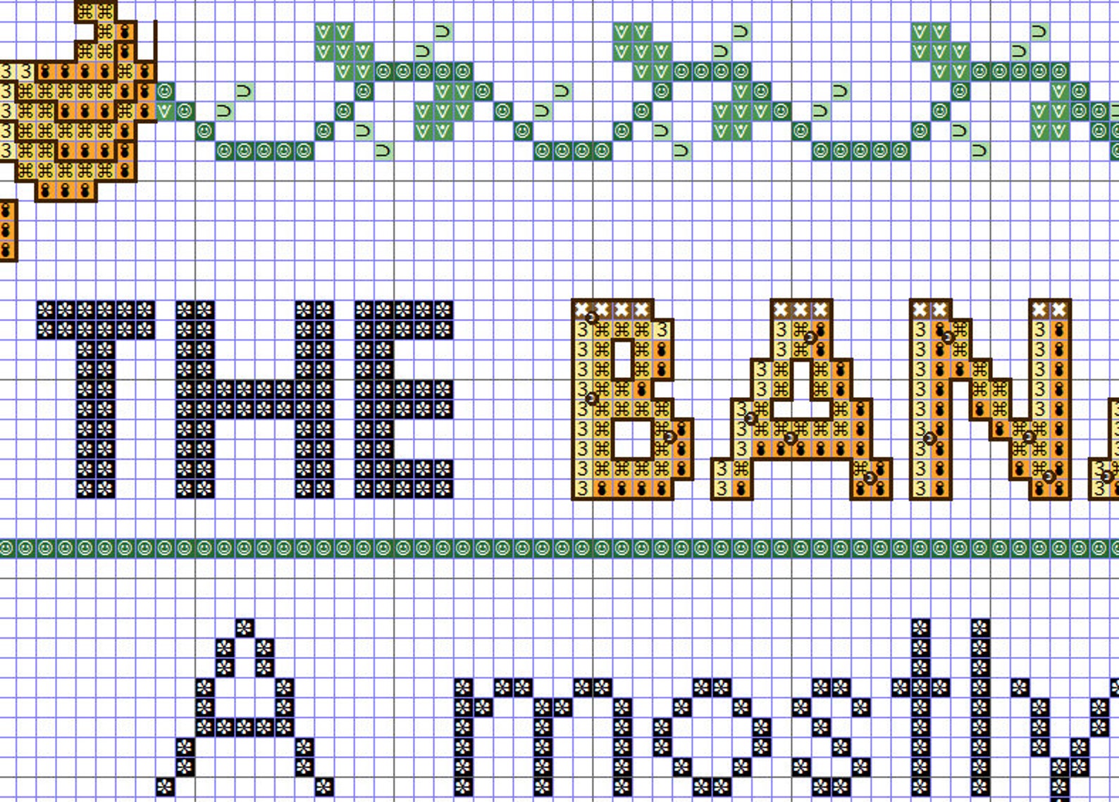 Fart Cross Stitch Pattern Digital PDF Instant Download 10" X 8" 11 ...