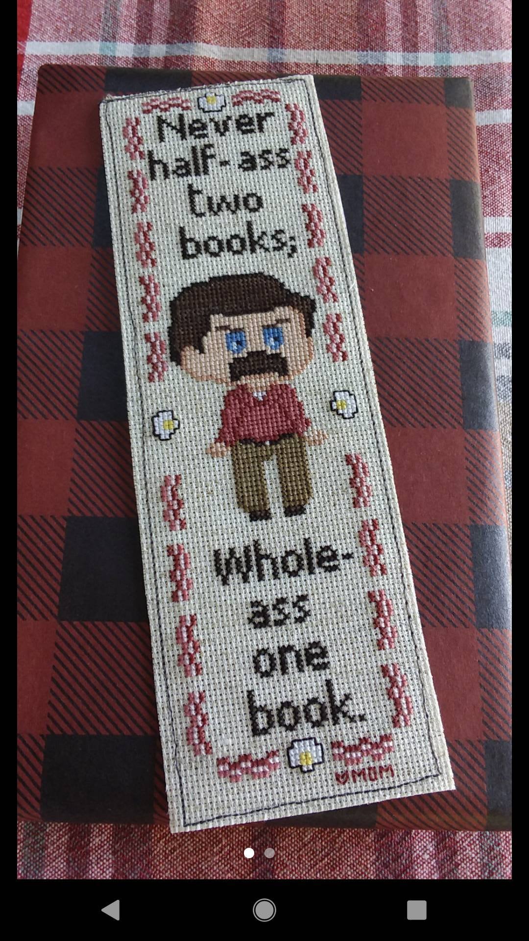 Swan Ronson Cross Stitch Bookmark Pattern - Etsy