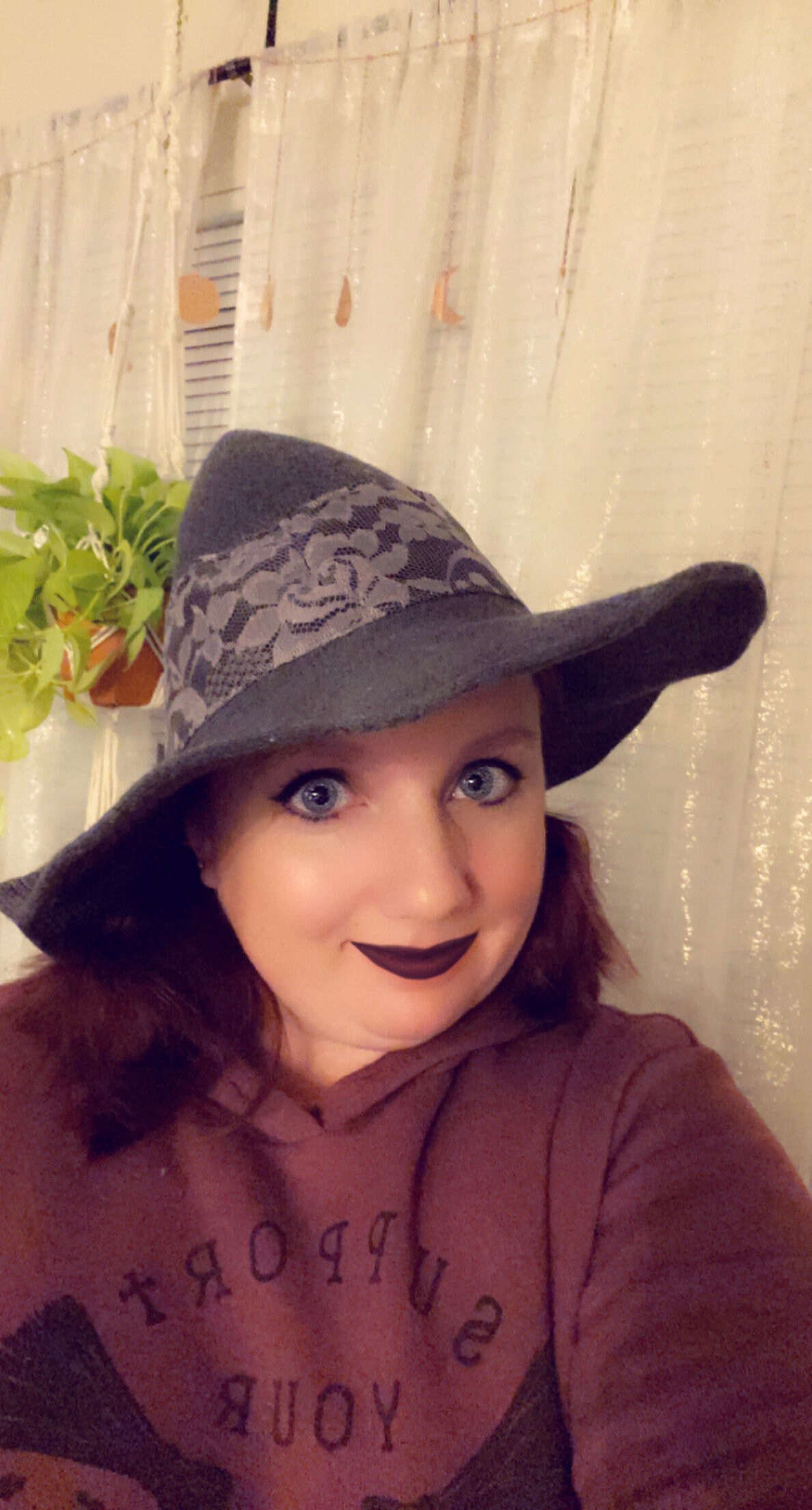 Custom Knit Witch Hat With Ribbon, Witch Hat, Knit Witch Hat, Vintage ...