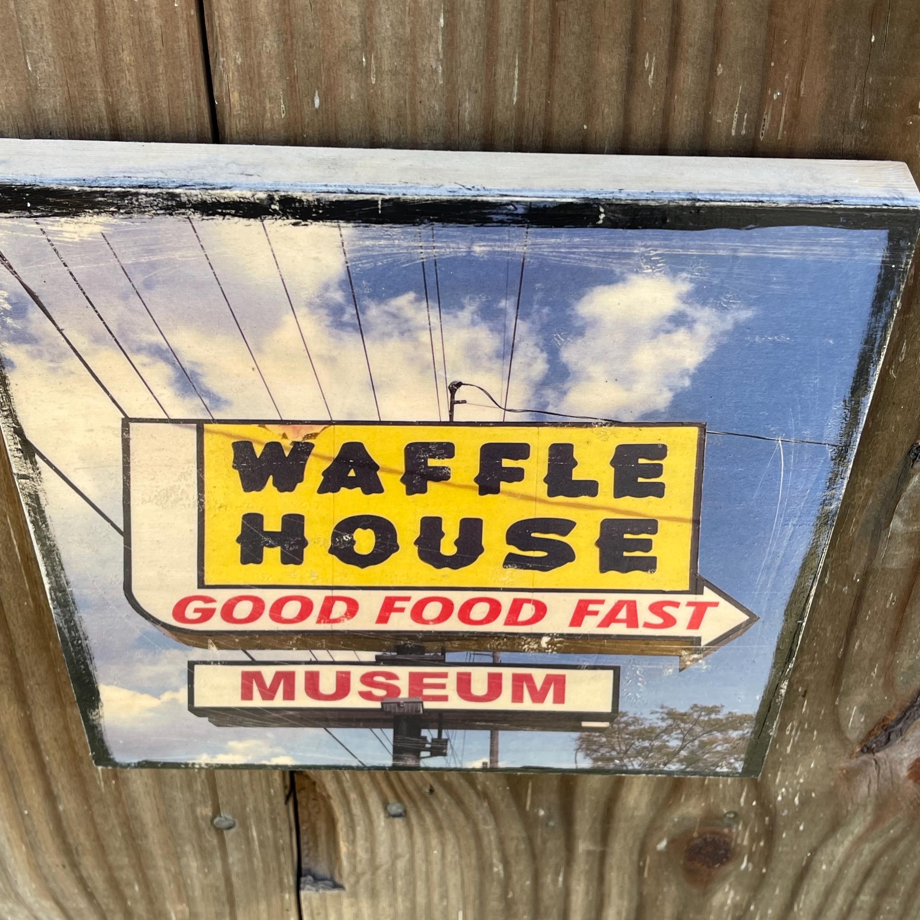 Waffle House Museum Wood Panel 8x8” - Etsy