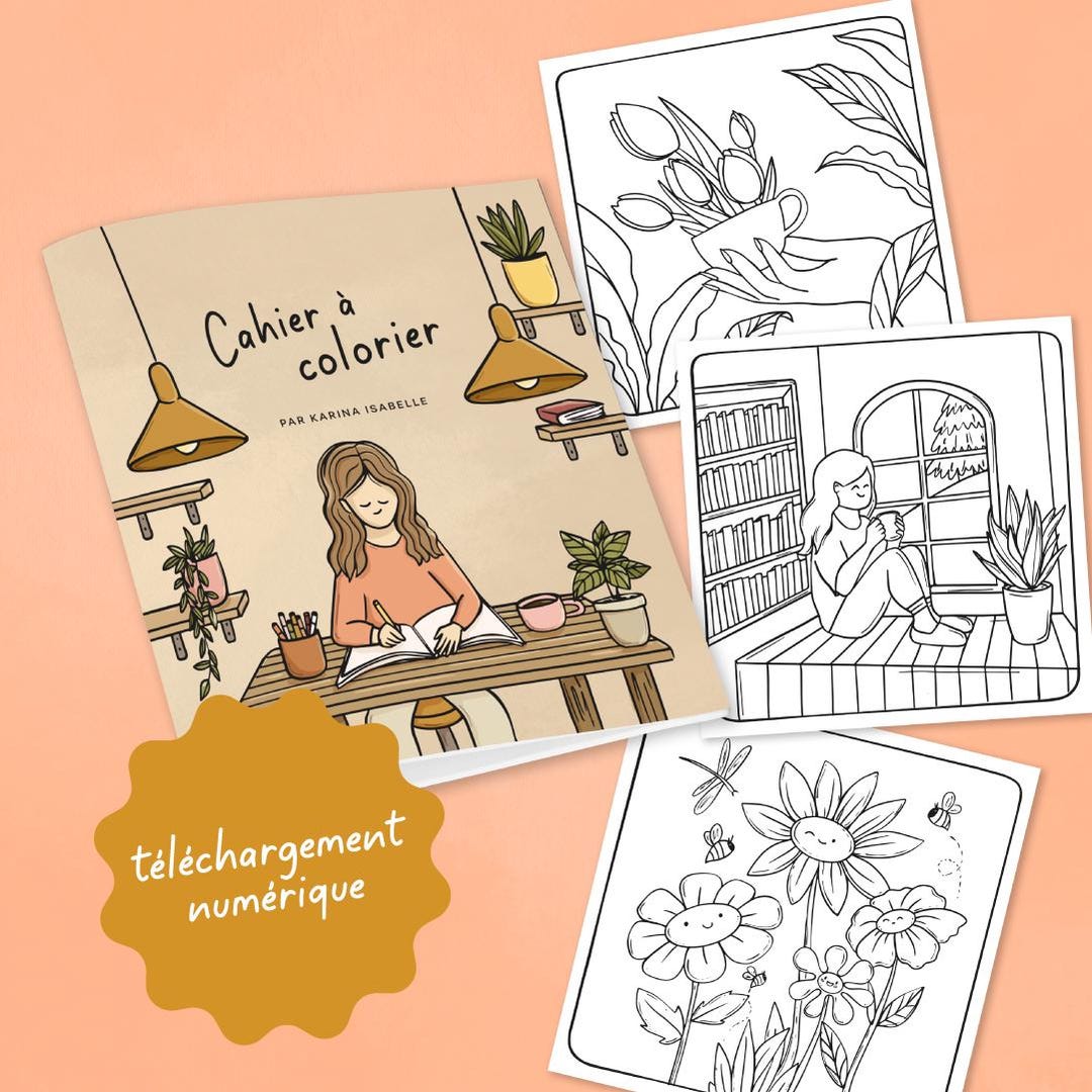 Coloring Book Digital Download - Coloring Pages - Etsy