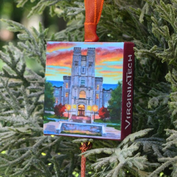 Virginia Tech Ornament - Etsy