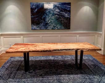 Curly Maple Dining Table - Etsy