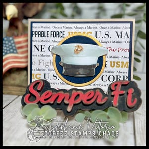 Handmade • Officially Licensed • Marine Corps • USMC Cards - Etsy