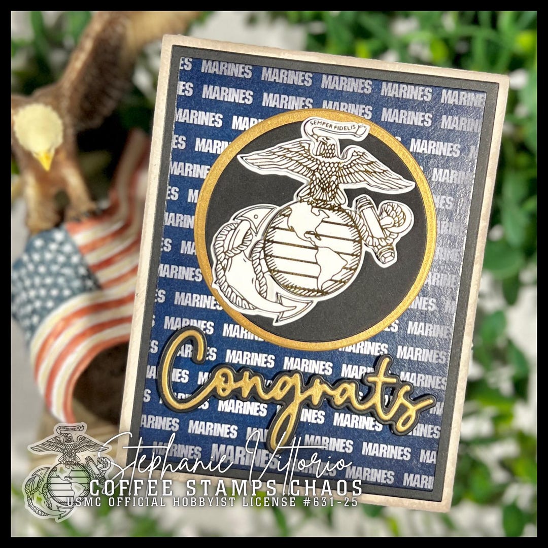 USMC Greeting Card • Semper Fi Military Card • Marine Corps Gift for ...