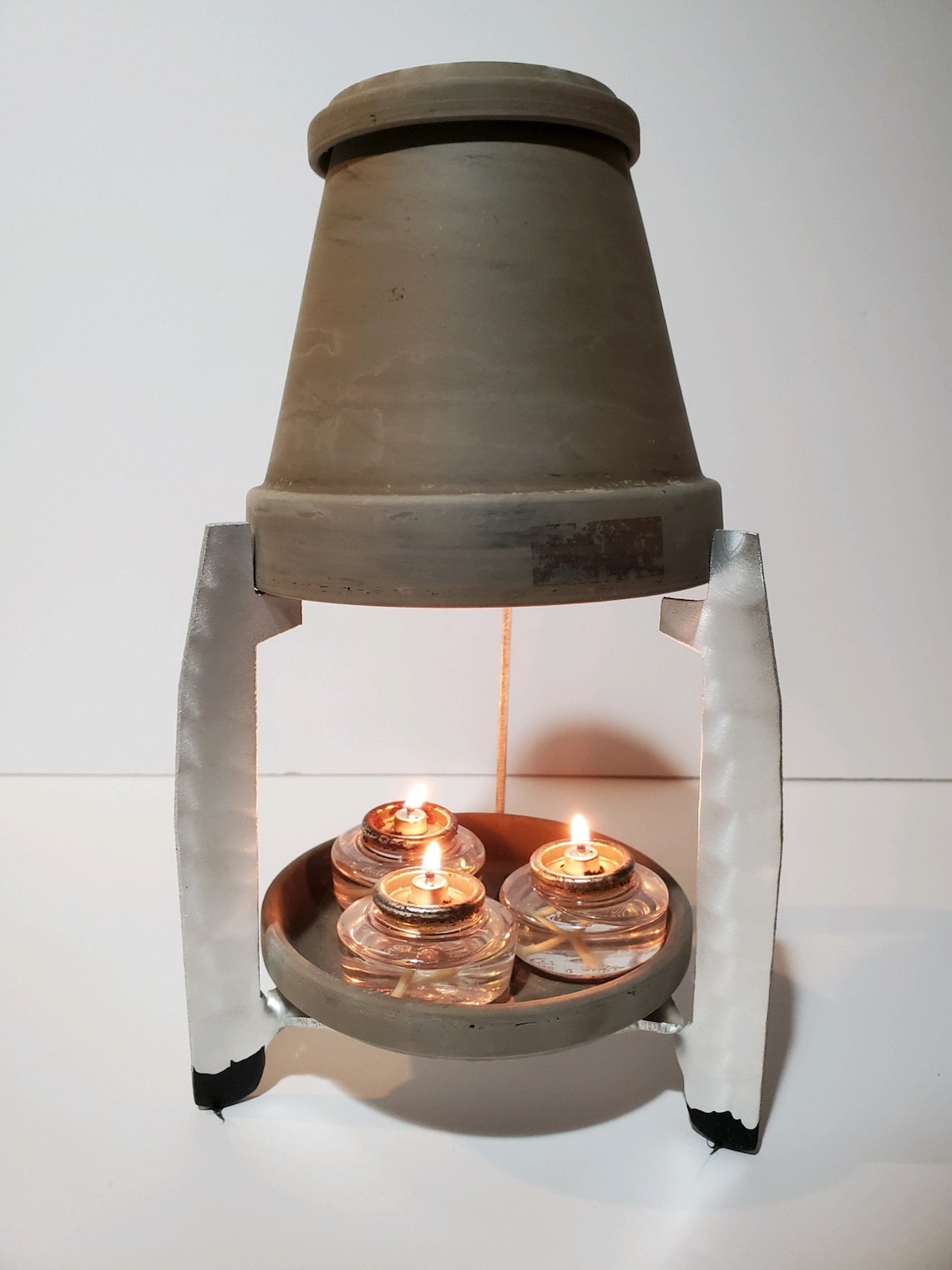 5 Inch Chocolate Clay Flower Pot Heater - Etsy