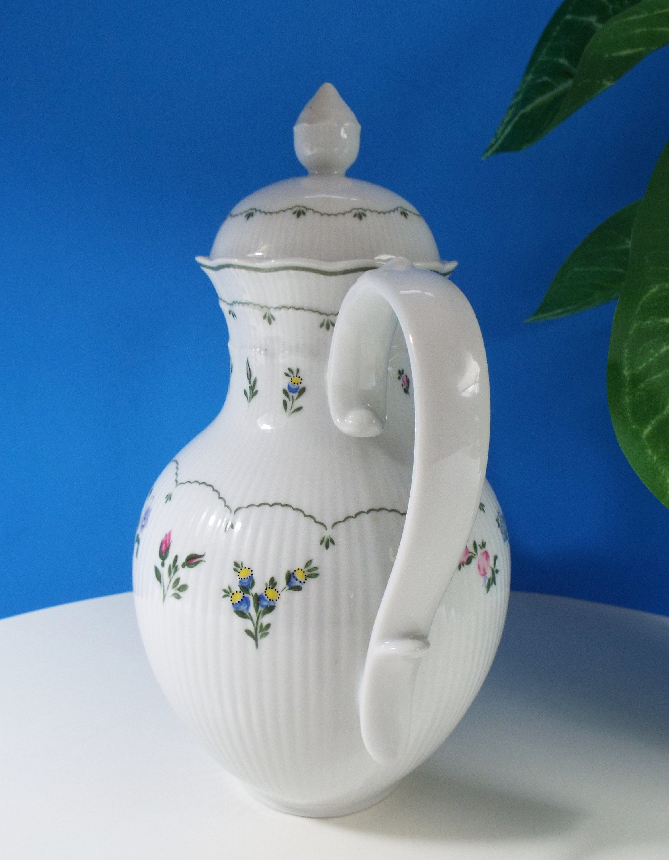 Vintage Kaiser-porzellan "romantica" Coffee Pot Hand Painted Flowers AK ...