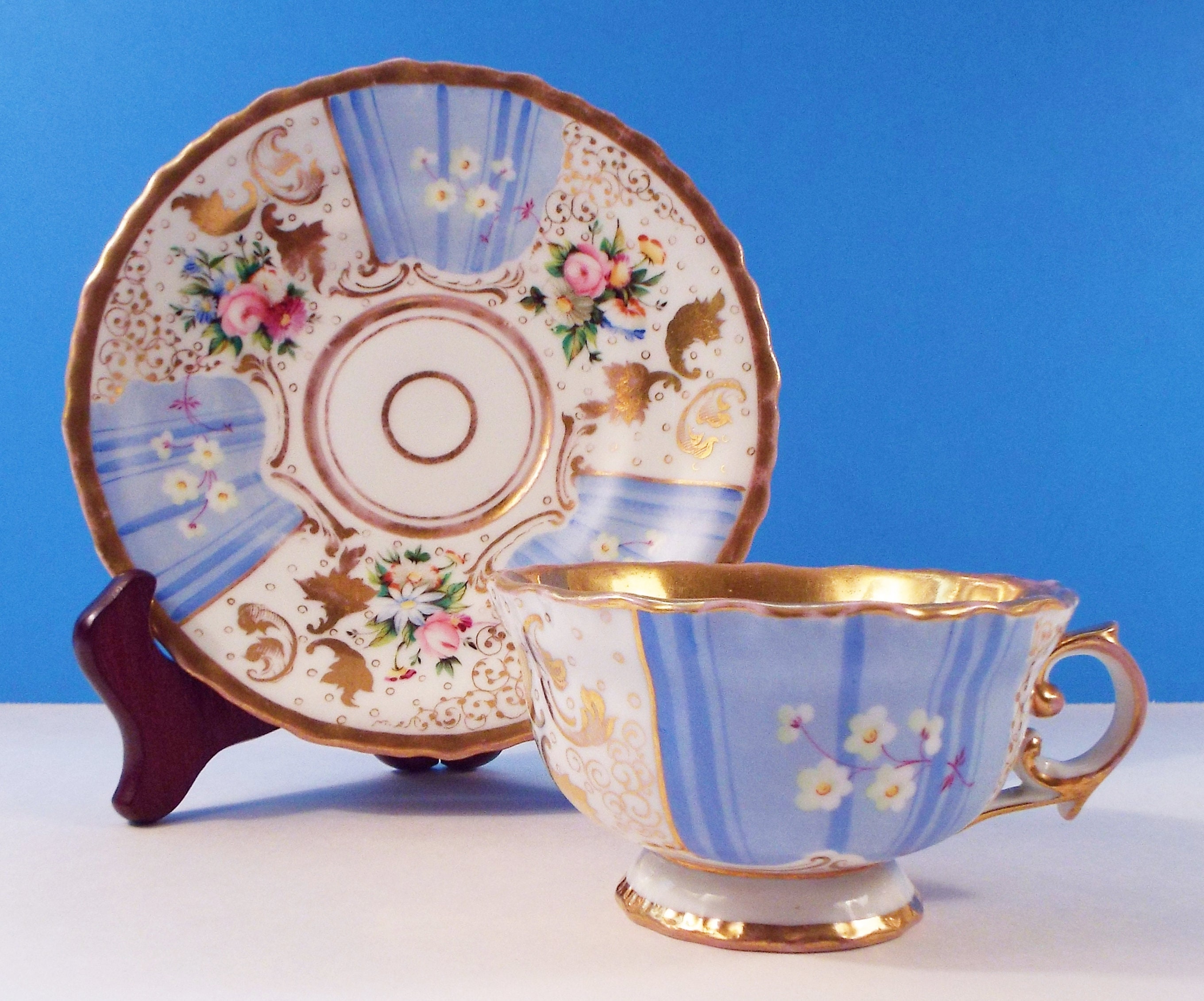 Antique 1855 THUN KLÖSTERLE Porcelain Cup and Saucer Hand - Etsy UK