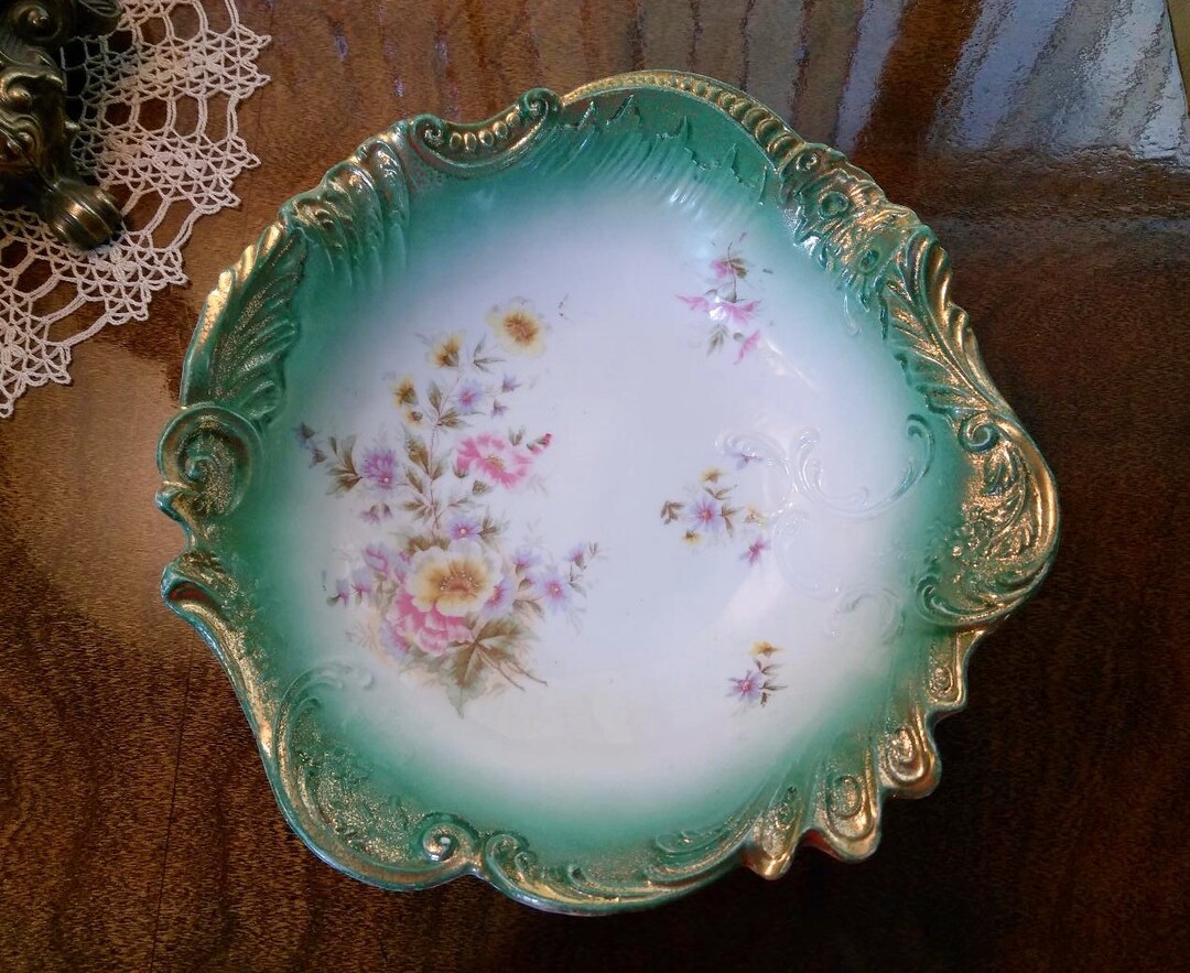 Antique Decorative Porcelain Bowl 1880s-1910s - Etsy