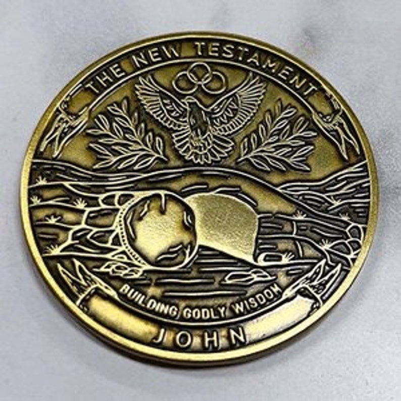 John Bible Challenge & Commemorative Coin - Etsy