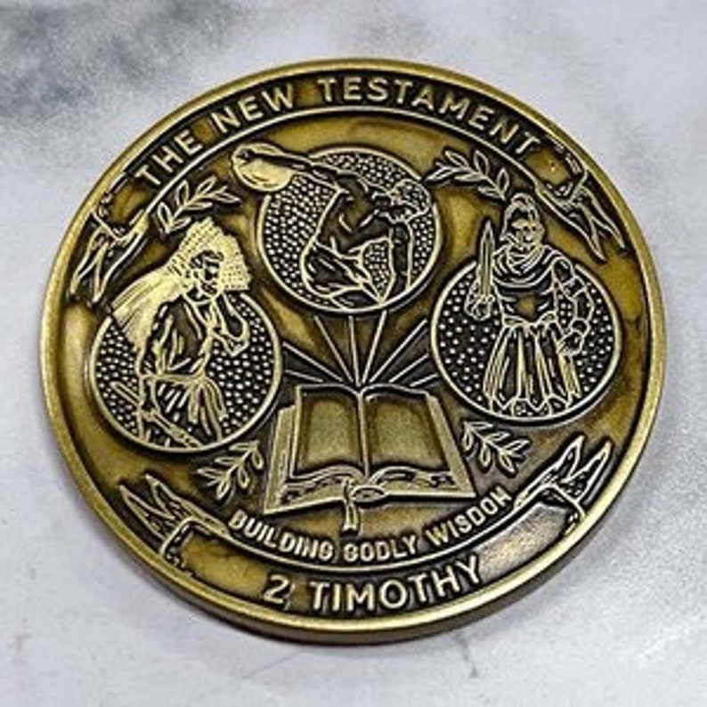 Full Set of 30 Bible Challenge & Commemorative Medallion Coin - Etsy