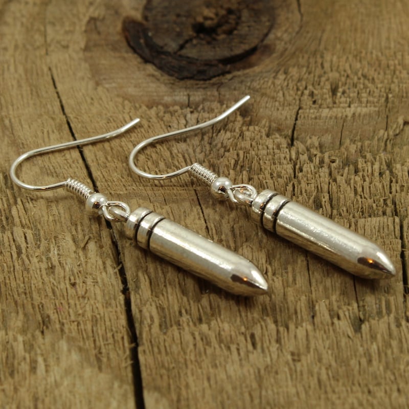 Bullet Earrings - Etsy