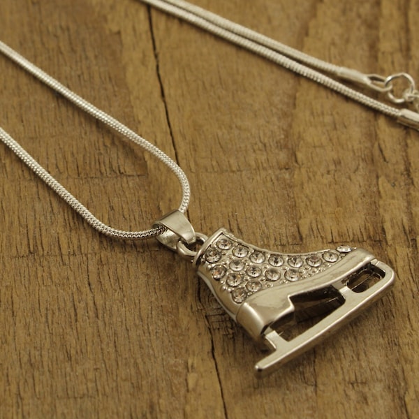 Ice Skating Necklace - Etsy