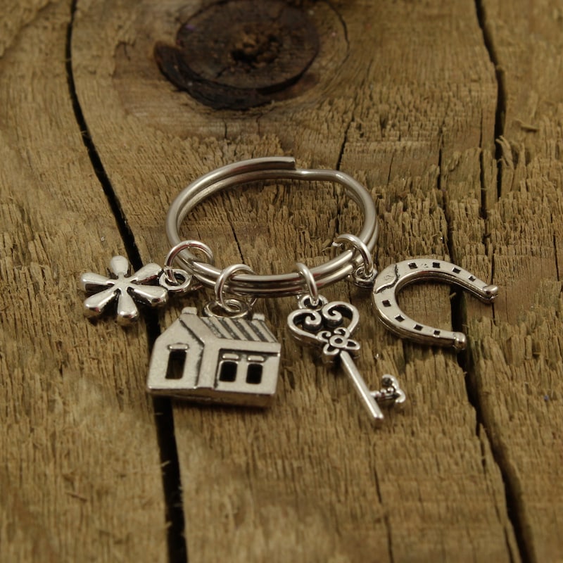 Home Keychain - Etsy