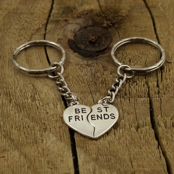 Best Friend Keychain - Etsy