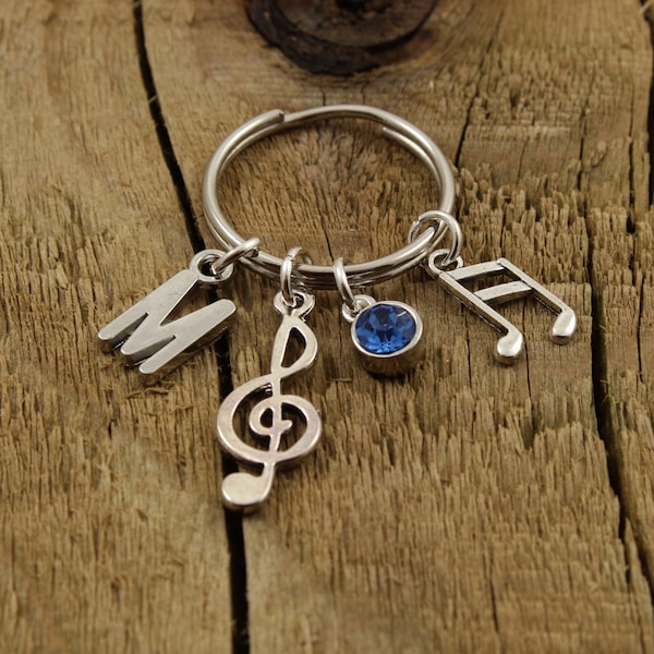 Music Keychain - Etsy