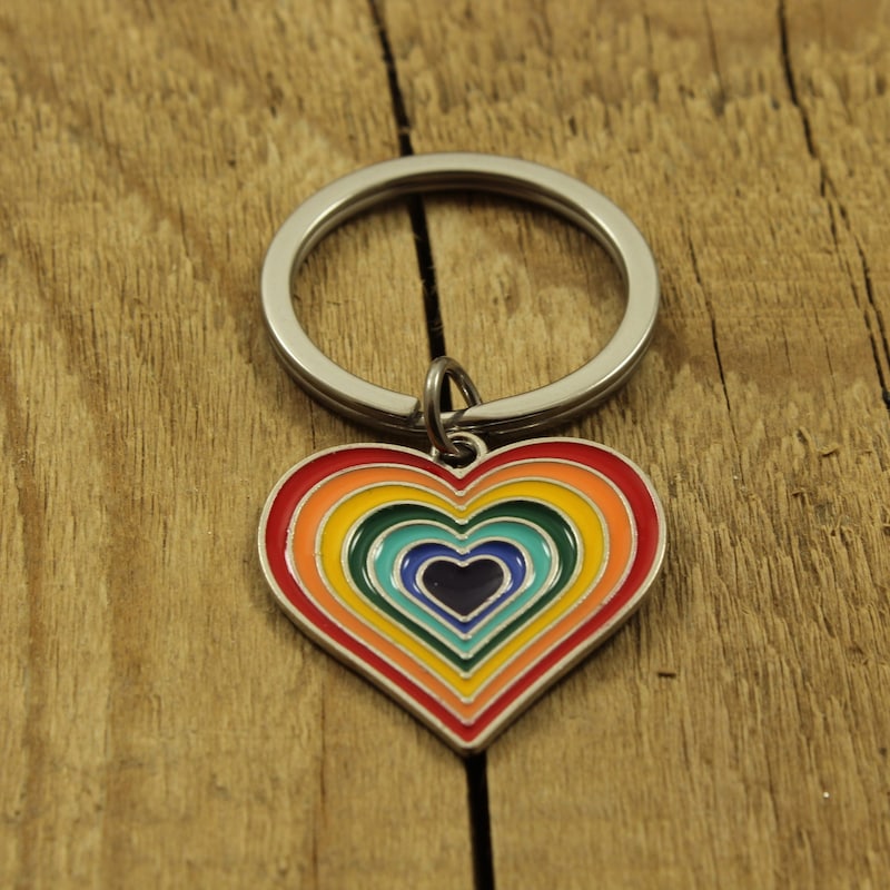 Rainbow Hearts - Etsy