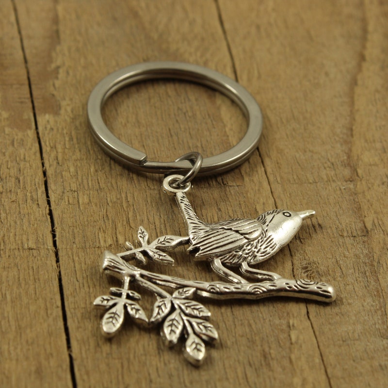 Bird Keyring - Etsy