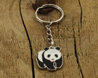 Panda Bear Keychain | Etsy