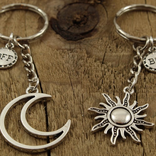 BFF Keychains BFF Keyrings Besties Keyring Gift Set Pair of | Etsy