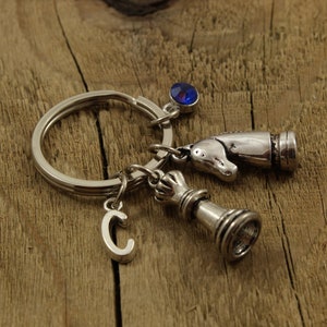 Chess Keyring, Chess Keychain, Chess Player Gift, Personalised Chess ...