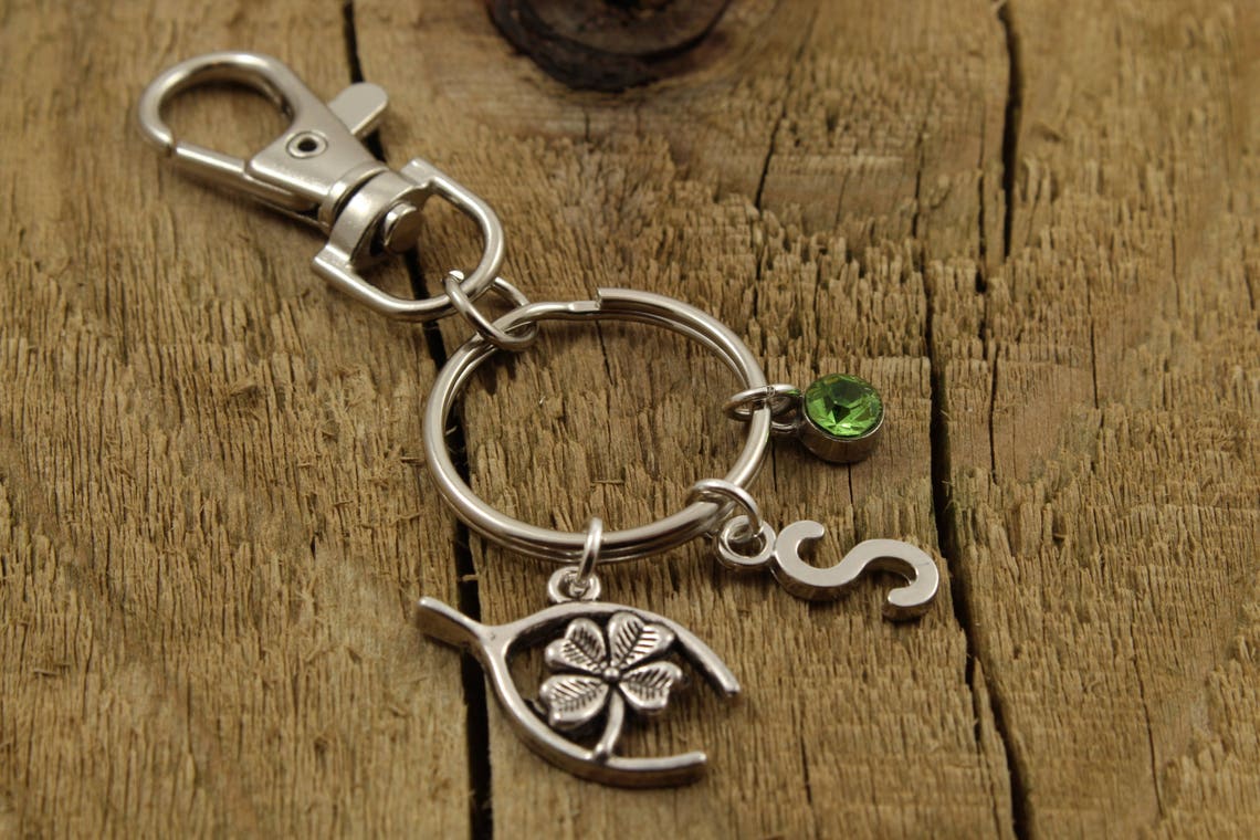 Good Luck Keychain, Personalised Keyring, Personalized Good Luck ...