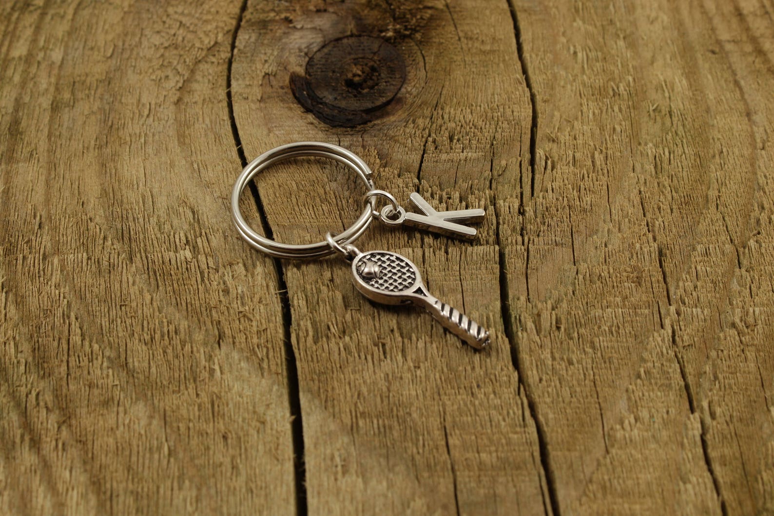 Tennis Keyring, Tennis Racket Keychain, Tennis Keychain, Personalised ...