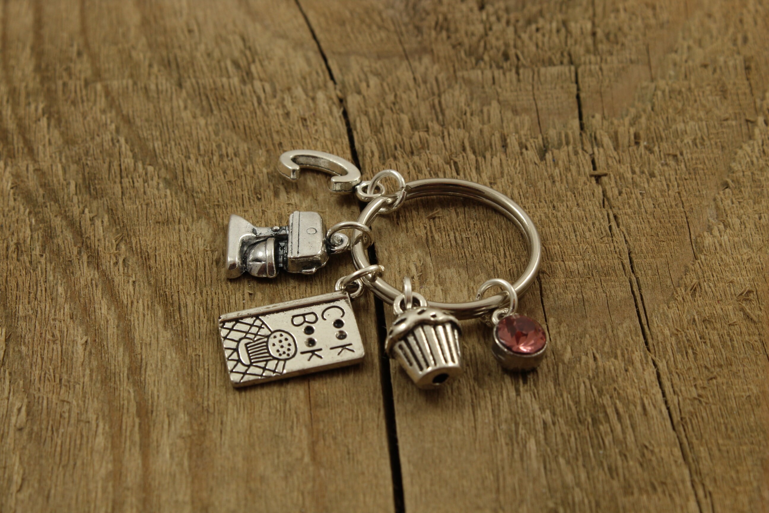 Baker keyring baker keychain bake off keyring personalised | Etsy