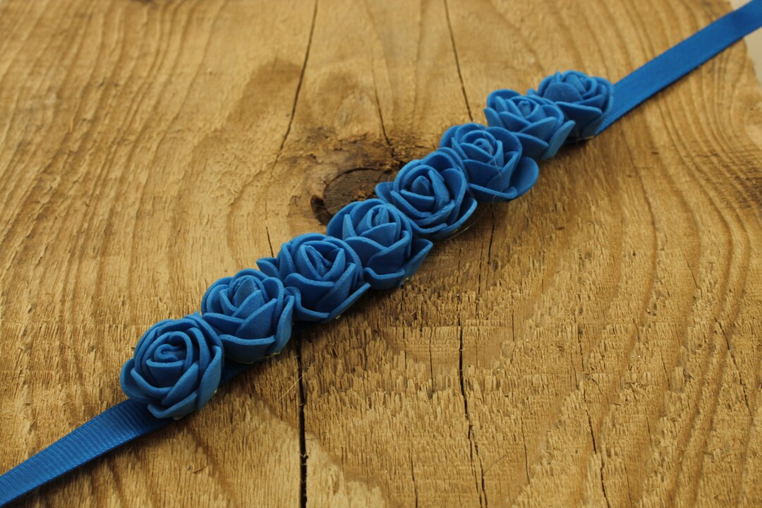 Blue Rose Bun Wrap, Flower Bun Wrap, Blue Bun Wrap, Ballet Accessory ...