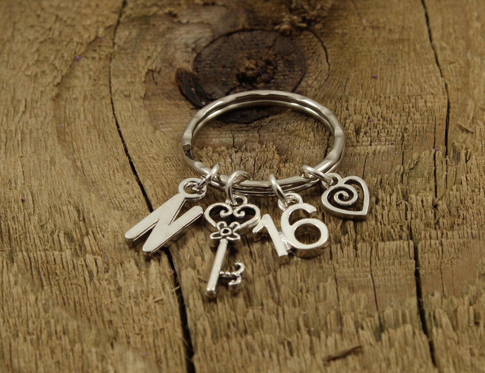 16 Keyring 16 Keychain Sixteen Keyring Personalised 16 - Etsy