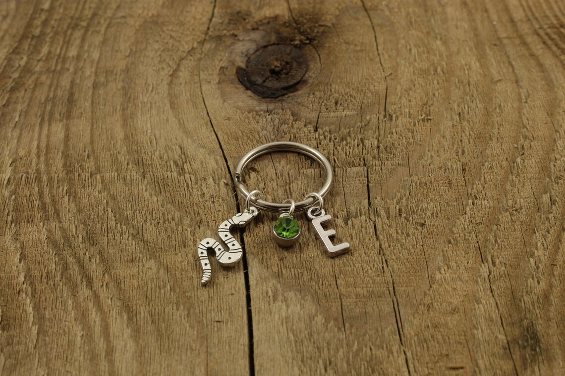 Snake Keyring Snake Keychain Personalised Keyring - Etsy UK