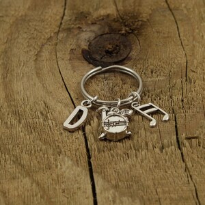Drummer Keyring, Drummer Keychain, Personalised Drummer Gift ...