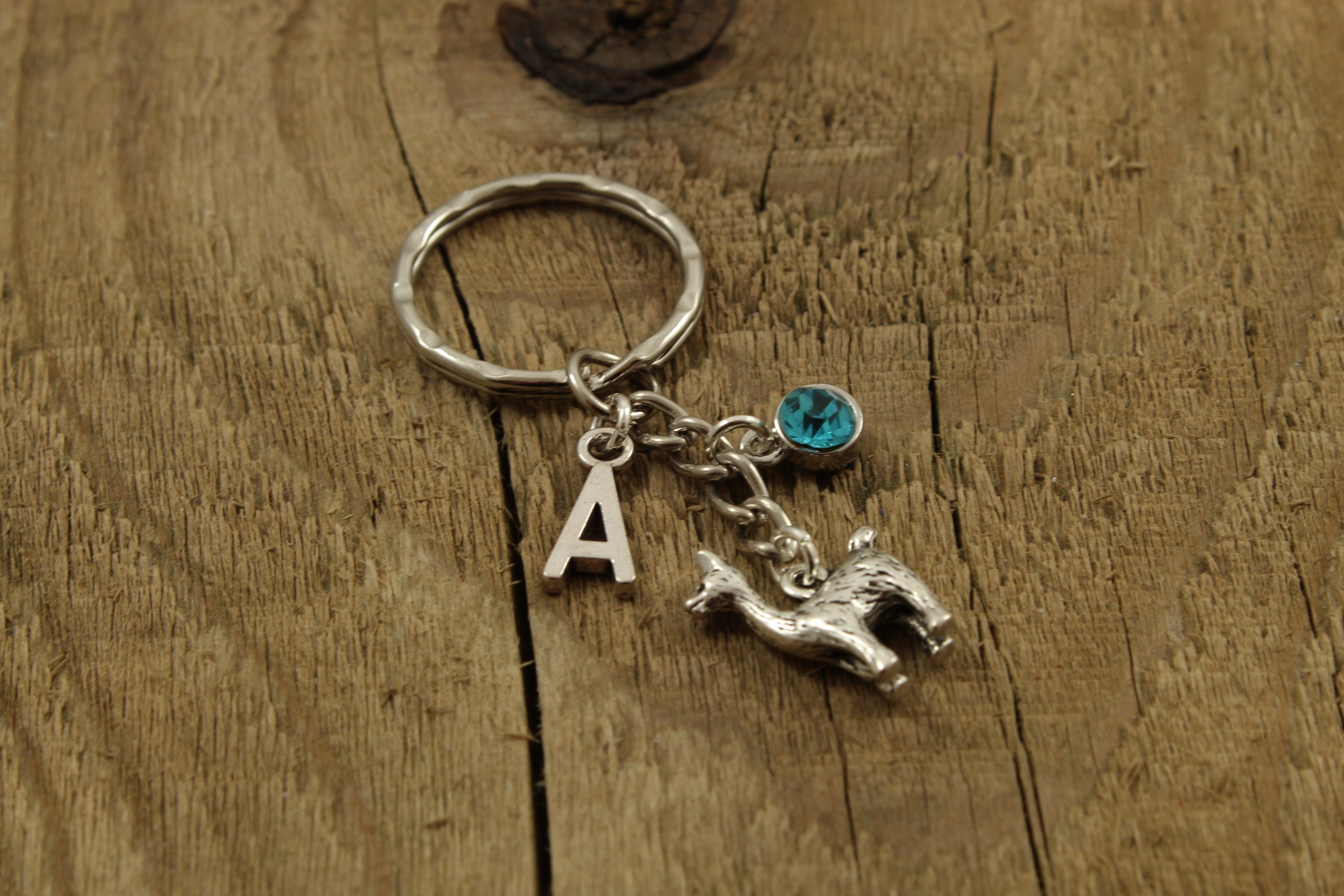 Llama Keyring, Llama Keychain, Personalized Llama Keyring, Llama Gift ...