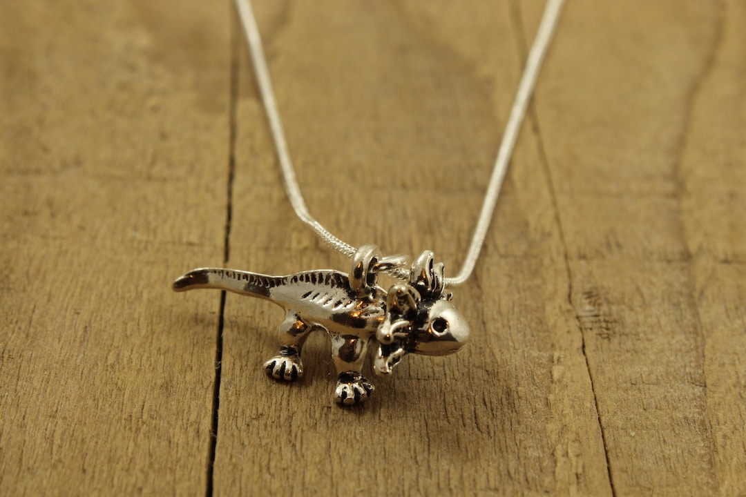 Axolotl Necklace, Axolotl Pendant, Axolotl Gift, Axolotl Fan, Silver ...