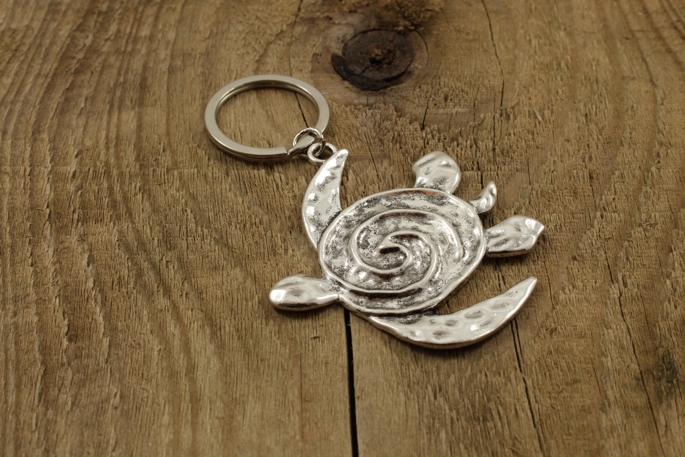 Turtle keyring turtle keychain large turtle keyring animal | Etsy