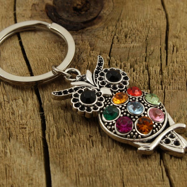 Owl Keyring - Etsy