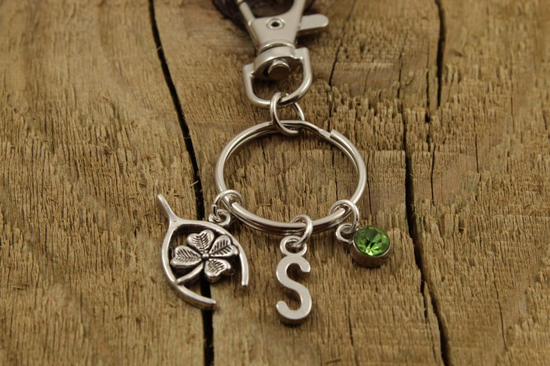 Good Luck Keychain, Personalised Keyring, Personalized Good Luck ...