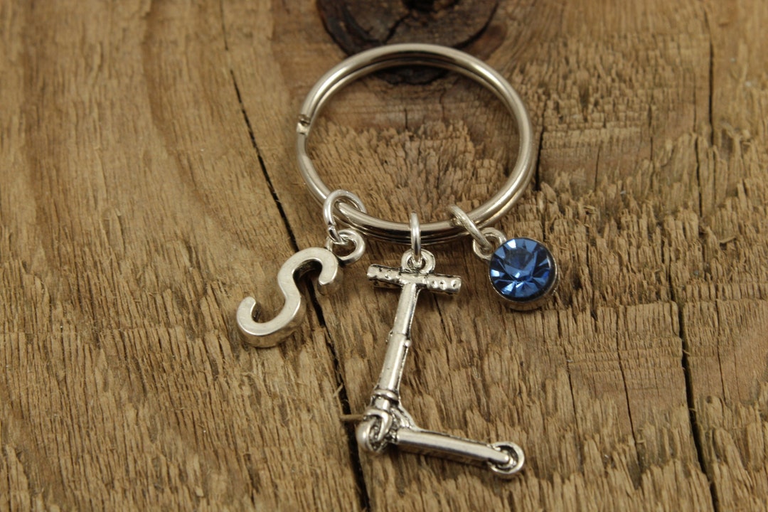 Scooter Keyring, Scooter Keychain, Personalised Gift, Personalized ...