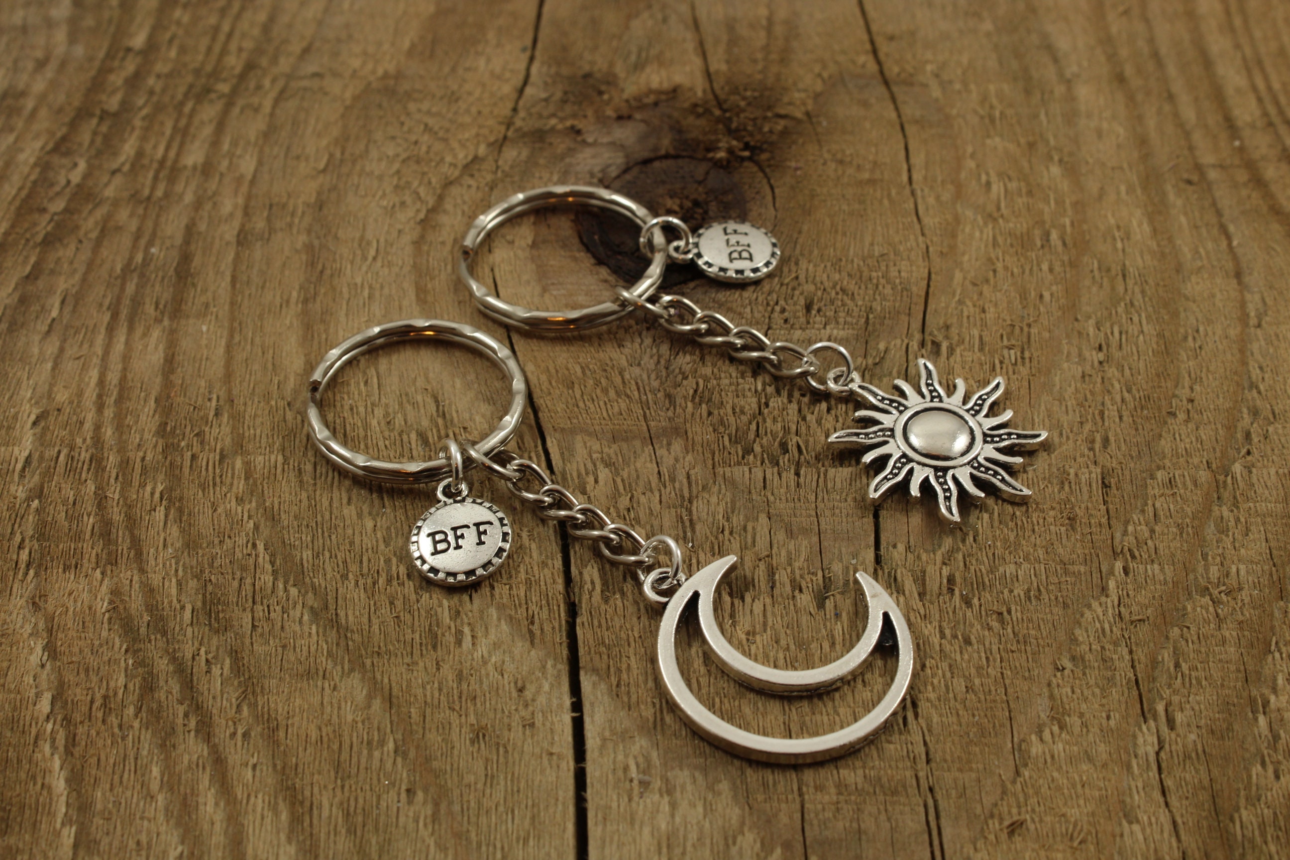 BFF Keychains BFF Keyrings Besties Keyring Gift Set Pair of | Etsy