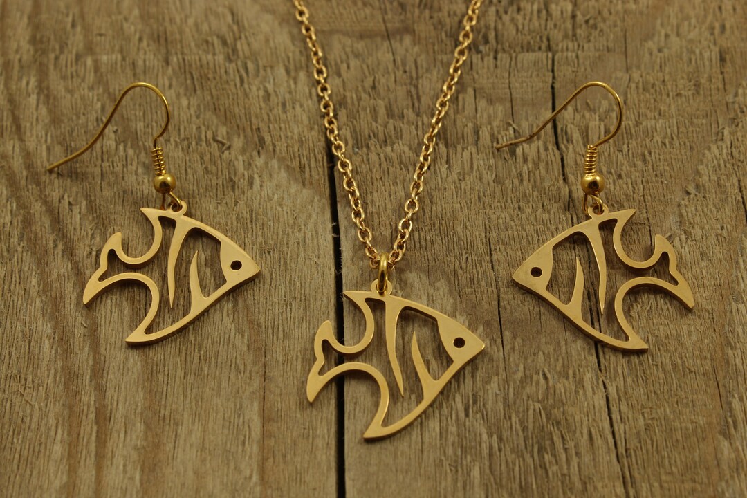 Angel vis ketting engel vis hanger engel vis oorbellen vis - Etsy Nederland