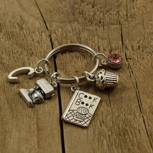 Baker Keyring, Baker Keychain, Bake off Keyring, Personalised Baker ...