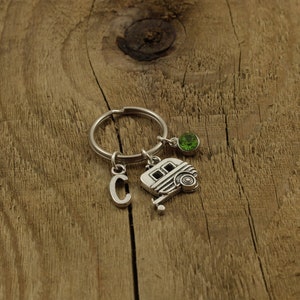 Caravan Keyring, Caravan Keychain, Personalized Caravan Gift ...