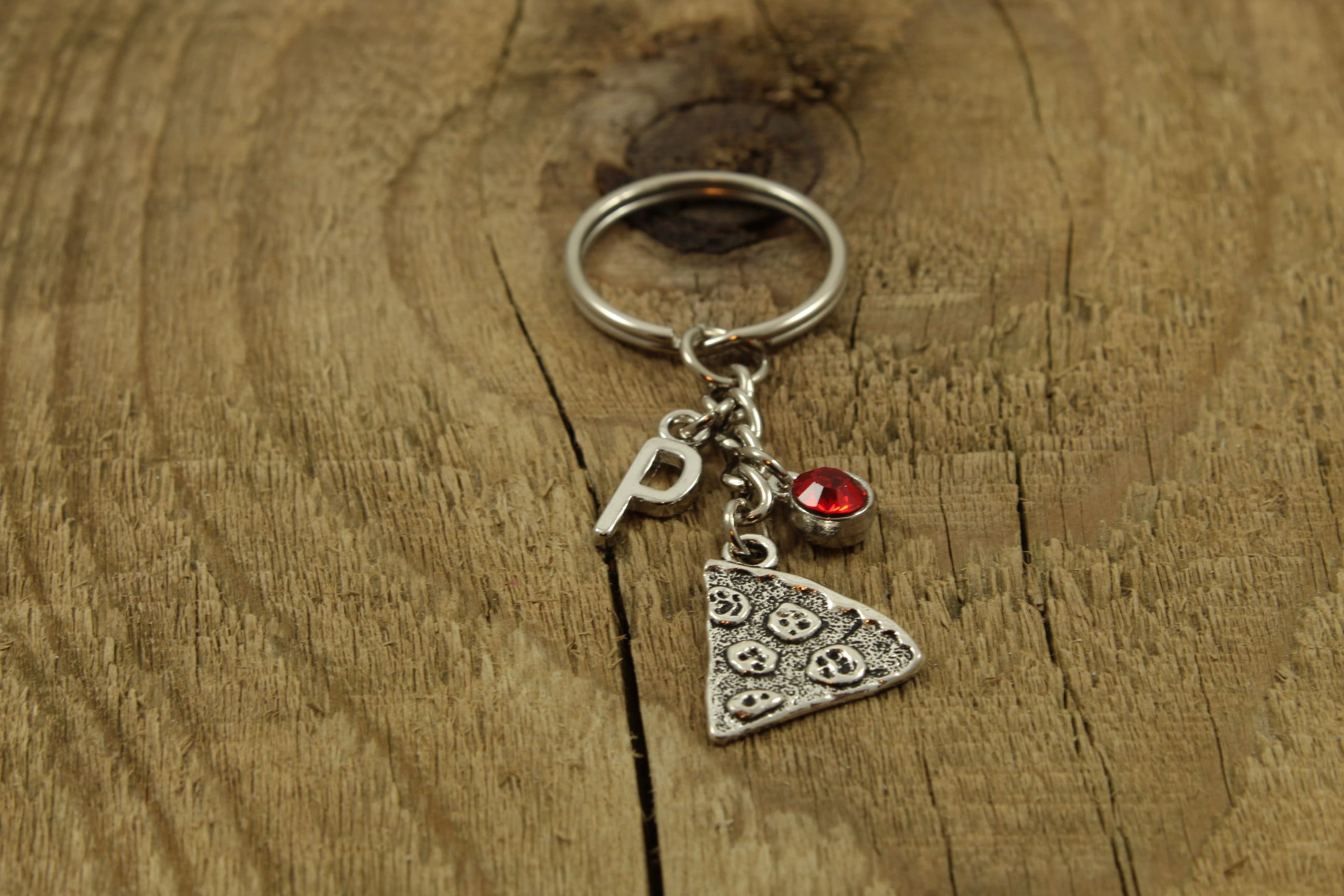 Pizza Keychain Pizza Keyring Personalised Keyring - Etsy