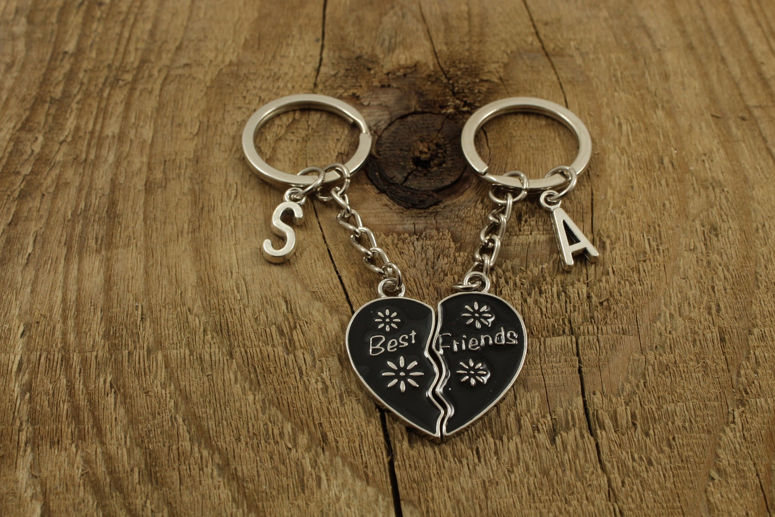 Best Friends Keychains Besties Keyring Gift Set Pair of Best - Etsy UK