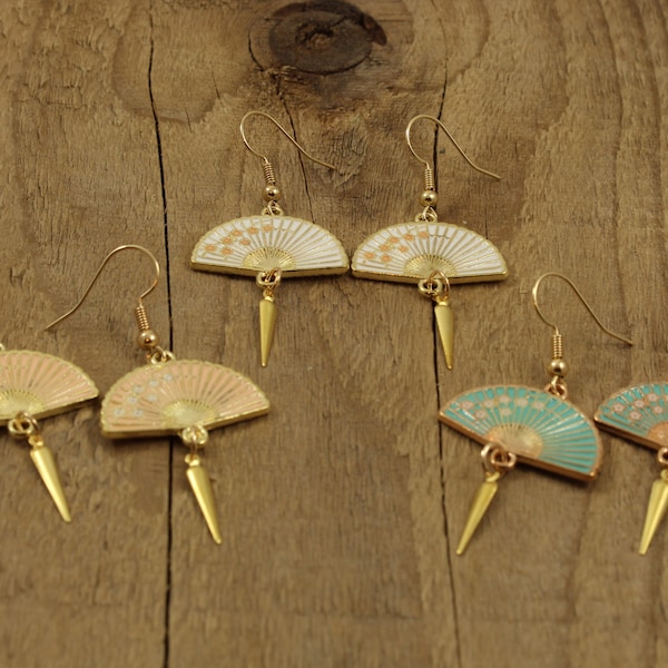 Japanese Fan Charm - Etsy