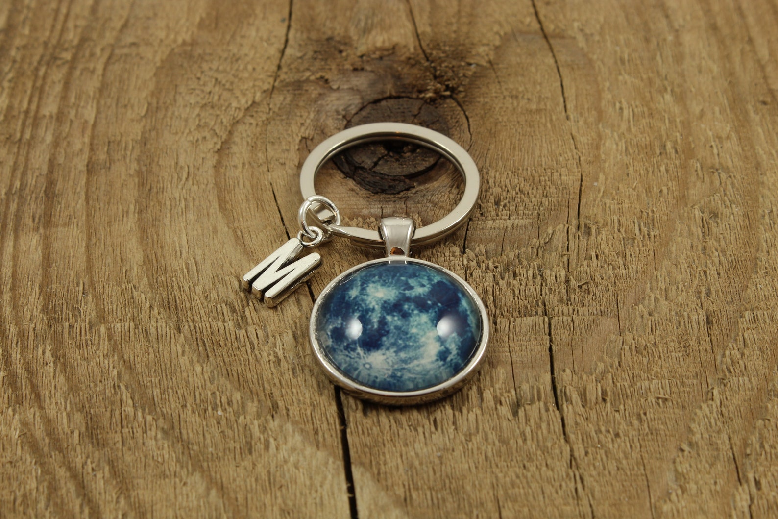 Full Moon Keyring Moon Keychain Moon Keyring Galaxy Gift | Etsy UK