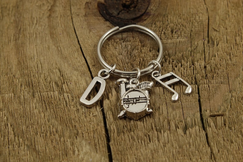 Drummer keyring drummer keychain personalised drummer gift | Etsy