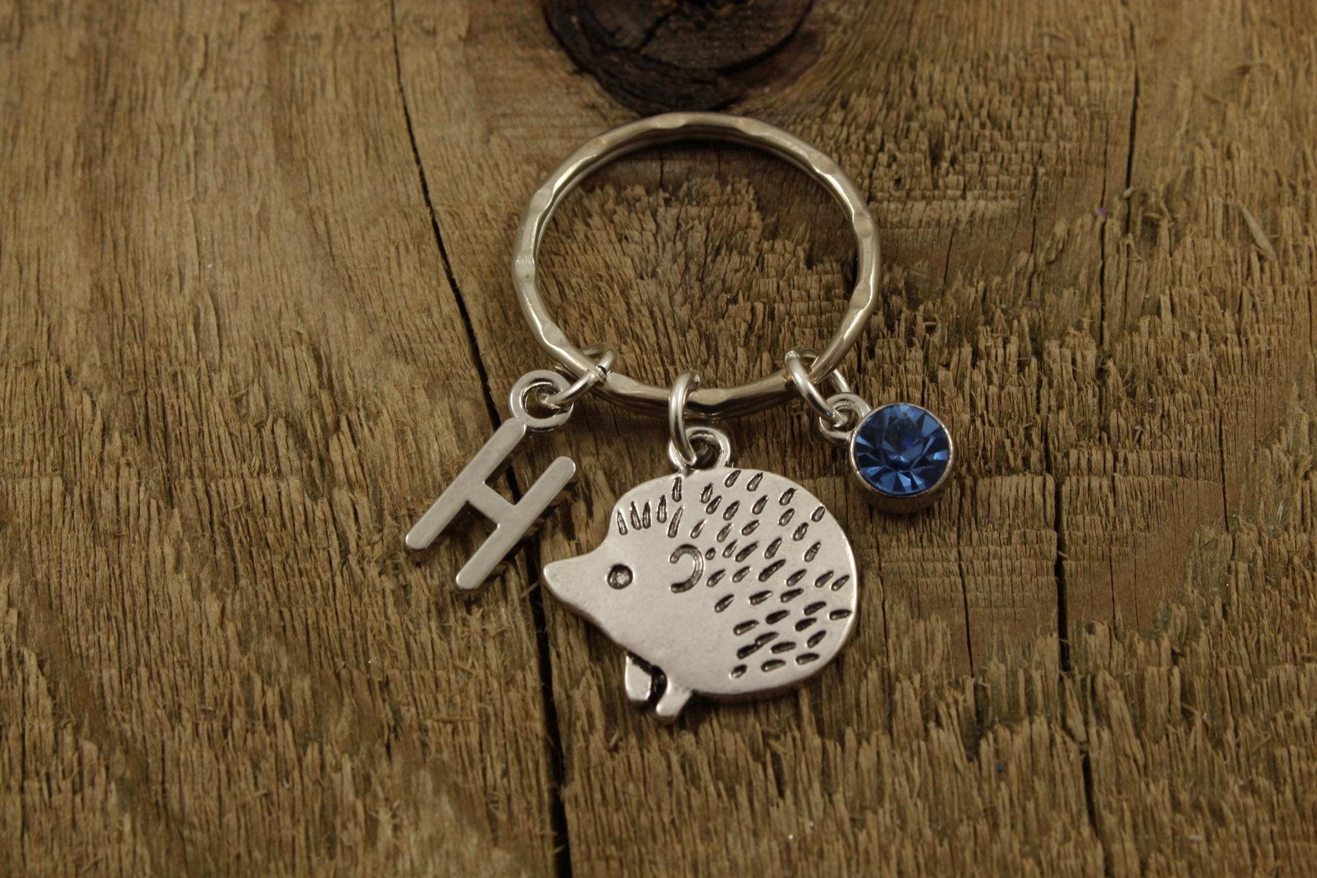 Hedgehog Keyring, Hedgehog Keychain, Hedgehog Bag Charm, Personalised ...