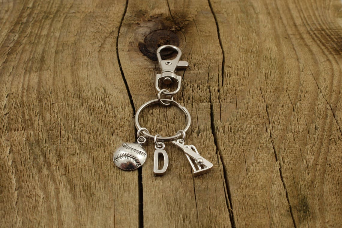 Cricket Keyring, Cricket Keychain, Cricket Stump Keychain, Personalised ...